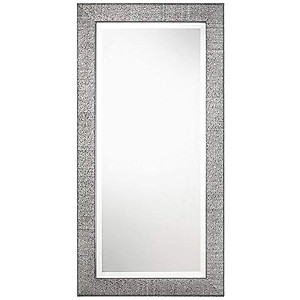 Uttermost Tulare Metallic Silver 24" x 48" Wall Mirror