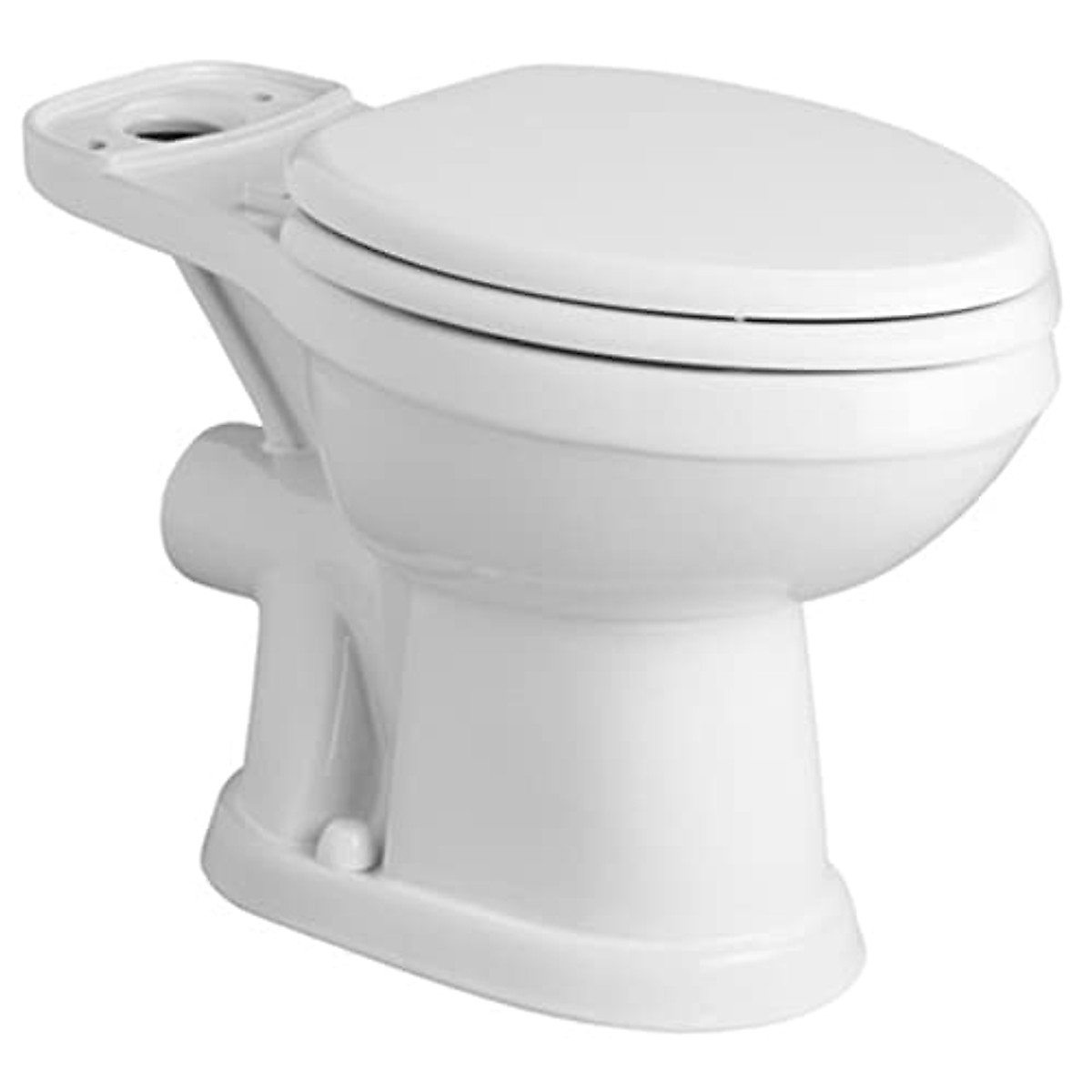 Saniflo SAN097 Saniflush Elongated Toilet Bowl Only - Less Seat - White