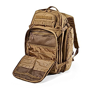 5.11 Tactical Backpack – Rush 72 2.0 – Military Molle Pack, CCW and Laptop Compartment, 55 Liter, Large, Style 56565, Kangaroo