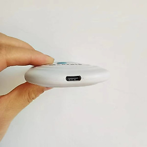 Manruta Pet ID Microchip Scanner and Reader Portable for Dogs and Cats ,134.2khz FDX-B ISO 11784/11785 with Microchip Collar Tag Gift