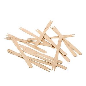 AmerCareRoyal wooden cutlery, fork, 5.5", natural, 1,000/boxes, 10 boxes/carton