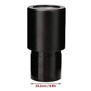 Eyepiece, WF10X/18mm Lenses Biological Microscope Wide-Angle Eyepiece Optical Lenses with Scale for Biological Microscopes