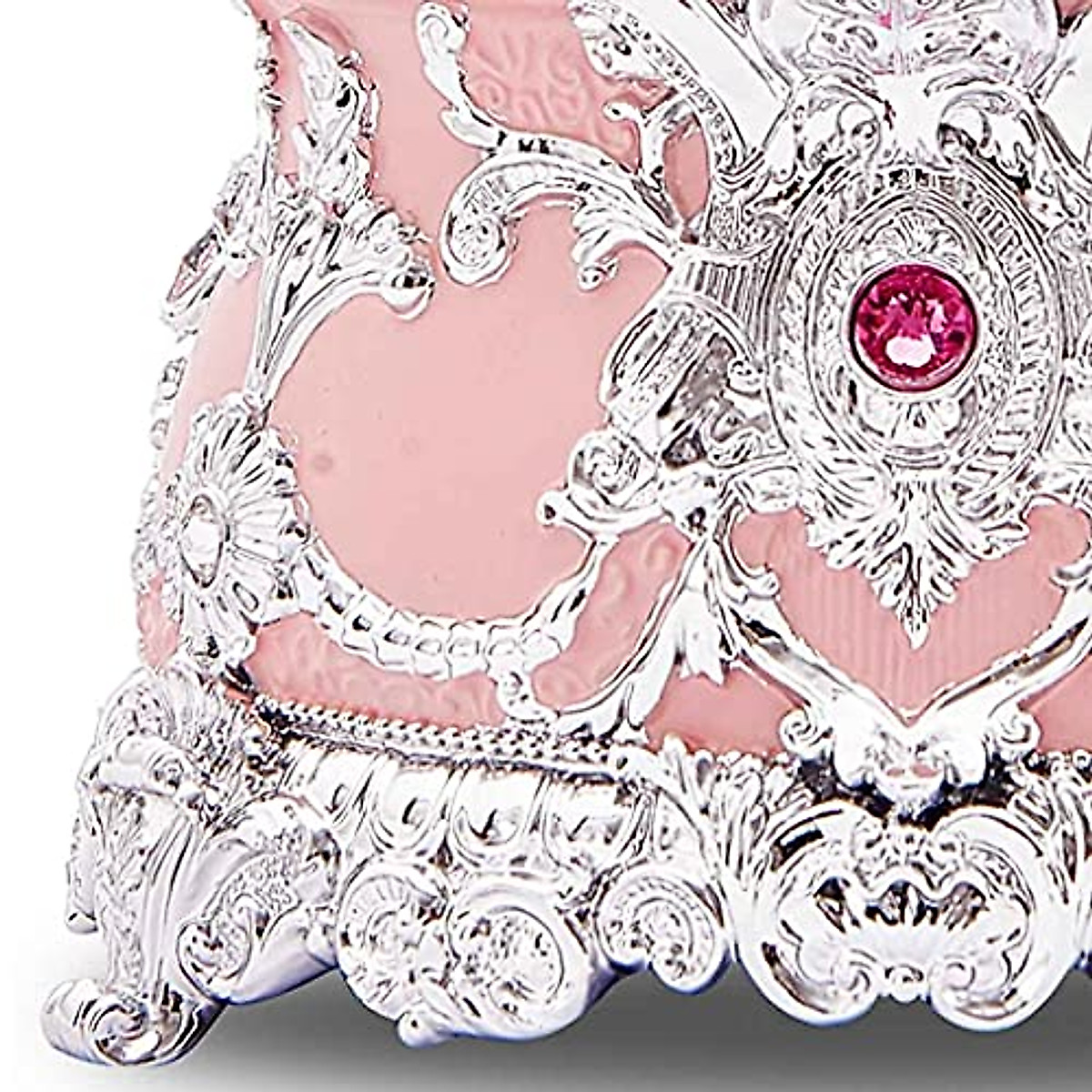 music Box Music Box - Horse Snowglobe Anniversary Christmas Birthday Gift for Wife Daughter Girlfriend Girl Wind Up Clockwork Musical Box Music box (Color : Black)