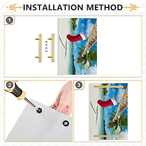 Christmas Sock on Palm Tree Bathroom Vanity Tray for Countertop Decorative Trays with Handles Acrylic Hand Towel Tray for Living Room Kitchen Dresser Tops Home Decor