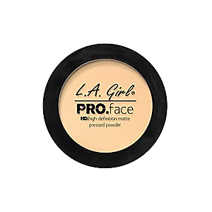 L.A. Girl Pro Face Powder Nude Beige, LAX-GPP605, 0.25 Ounce