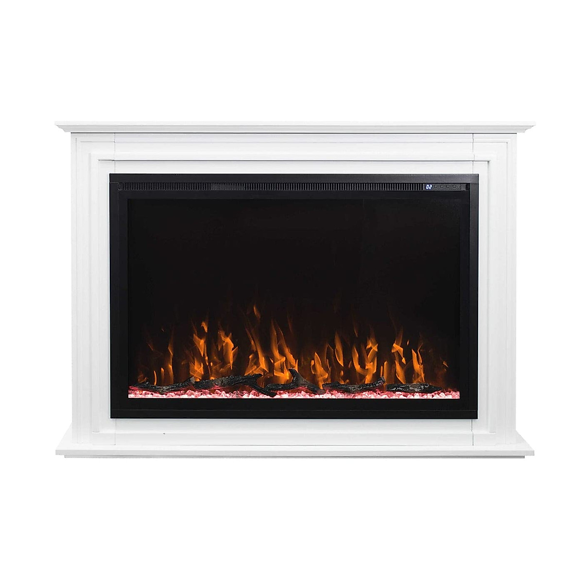 Touchstone Sideline Elite Forte 40-inch Smart Alexa®/WiFi Enabled Electric Fireplace with Surround Mantel