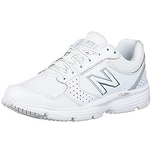 New Balance Women's 411 V1 Walking Shoe, White/White, 10