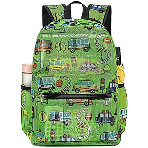 CAMTOP Mesh Backpack Kids Boys Girls Bookbag See Through Preschool Backpacks Casual Daypack for School Beach Travel Swim(Age 3-8 Years)