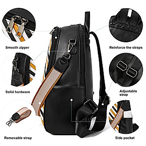 Telena Backpack Purse for Women Vagan Leather Travel Backpack Fashion Women Purse Shoulder Handbag Dark Blue with Dark Blue