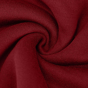 DOLKFU deals of the day clearance prime lounge set Womens Half Zip Long Sleeve Casual Hoodies Tracksuit Wide Leg Loose Jogger Pant Fall Fashion 2 Piece Outfits Red L