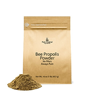 PURE ORIGINAL INGREDIENTS Bee Propolis Powder (1 lb) No Fillers, Lab Verified, Always Pure