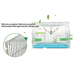 Tyoo Bird Cage Pet Supplies Suitable for Small Birds Used As a Nest for Homing Pigeons Suitable for Most Bird Cages Assembled and Cleaned