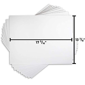 Corrugated Plastic Sheets | 17in x 13in | 10 Pack | Blank Coroplast Poster Board Signs for Offices, Classrooms, Yard and Garage Sales, Realtor Open Houses, and Custom Birthday, and Graduation Messages