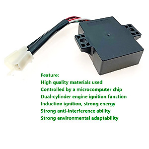 kytuacel Ignitor CDI Box for John Deere Lawn and Garden Tractors Kawasaki FD501V FD590V FD611V FD620D Replace AM105574 21119-2157 211192157 131800-0131