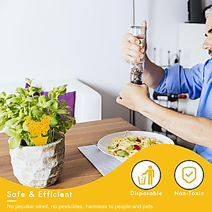 Adawook 24pcs Sticky Traps, Fruit Fly Traps for Indoors, Gnat Sticky Traps for House Plant, Fruit Fly, Whitefly, Fungus Gnat,and Bugs, Yellow