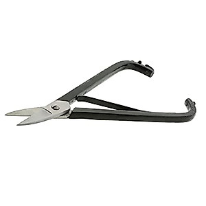 The Beadsmith Metal Plate Shears – 7 inches (178mm) – Steel Blades – Comfort Grip with Single-Leaf Spring Handle – Tool for Cutting Stamping Blanks, Sheet Metal (Up to 20 gauge) and Craft Wire