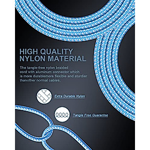 iPhone Charger Cord, [3FT-4Pack] Nylon Braided USB to Lightning Cable, [MFi Certified] Apple Fast Charging Syncing Cord Compatible with iPhone 14/13/13 Pro/13 Mini/12/12 Pro Max/11/11 Pro/8 Plus/8/XR