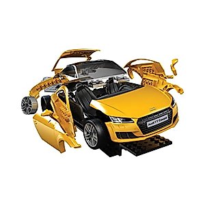 Airfix Quickbuild Audi TT Coupe Yellow Brick Building Model Kit J6034