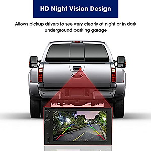 LEADSIGN Tailgate Handle with Rear View Backup Camera Replacement for Ford F150(2005-2014), F250/F350/F450/F550(2008-2016), RCA Connector