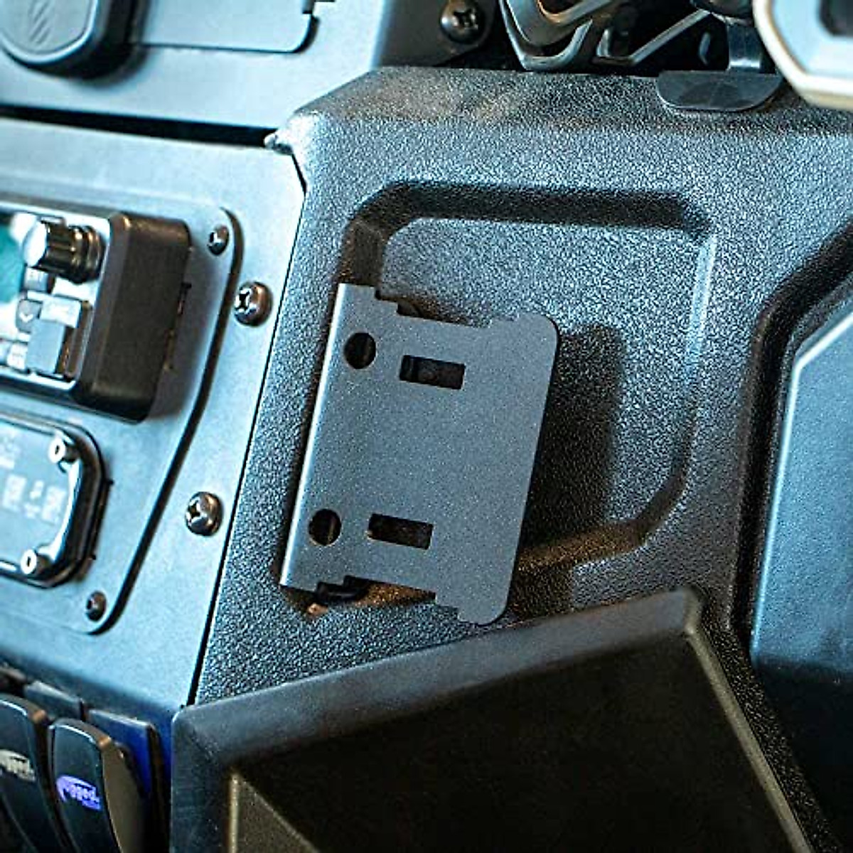 Rugged Single Side Radio Mount for V3 RH5R RDH R1 GMR2 and Baofeng – Features Universal Design Lightweight and Hardware Included