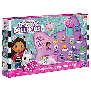 Gabby's Dollhouse Purrfect Dollhouse & Mini Toy Figure Dolls Bundle