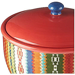 Certified International Monterrey Bean Pot, 80 oz, Multicolor