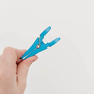 Greenleaf Super Tough Clothespins. Heavy Duty and Durable. Great for Hanging up Laundry, or Multipurpose Around The House. (Blue) Set of 24