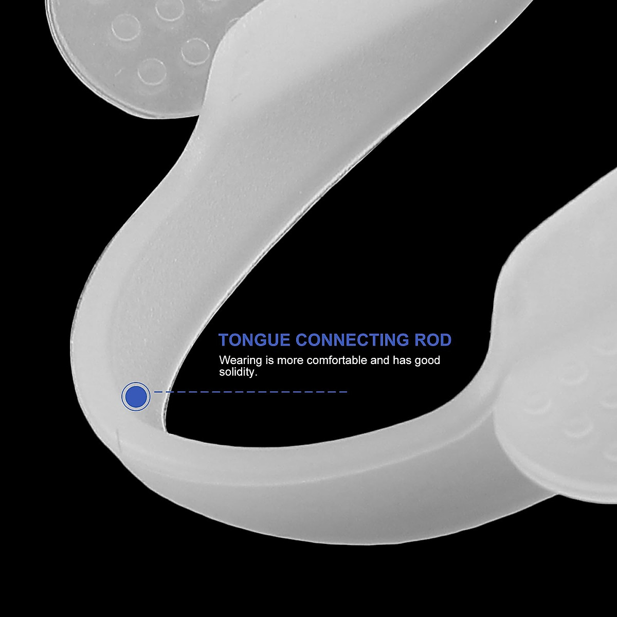 HEALLILY Clear Mouth Grinds, Silicone Dental Mouth Guard Teeth Splint Protector for Preventsing Night Teeth Grinding Bruxism Clenching