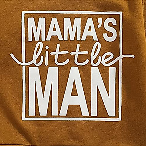 Fernvia Newborn Baby Boys Girls Toddler Sweatshirt Pullover Long Sleeve Top Shirt Letter Sun Printed Cotton Infant Jumper Tops (B Khaki, 12-18 Months)