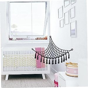 STOBAZA Stuffed Dogs for Kids Plush Net Bag Cotton Rope Black to Weave