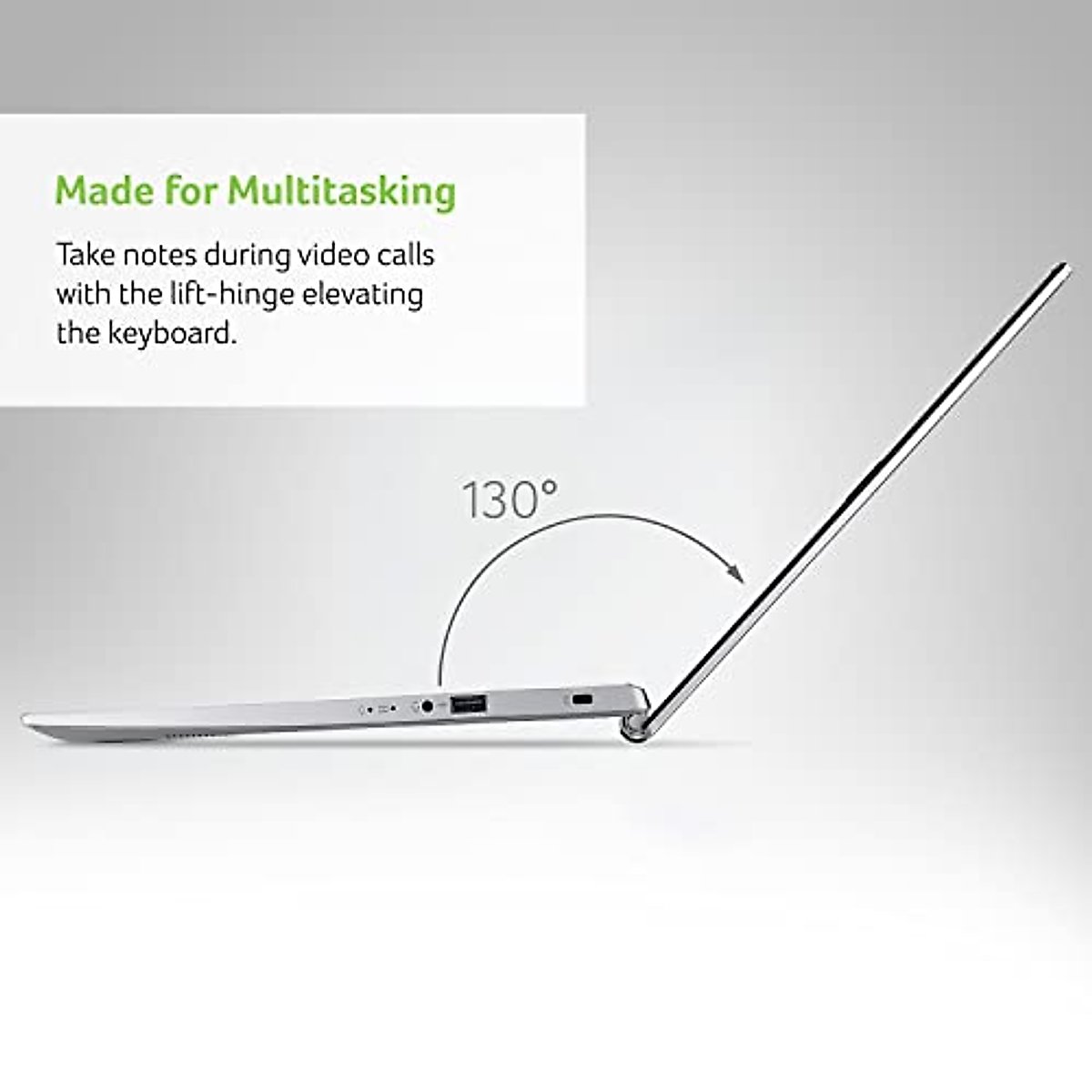 Acer Aspire 5 A515-56-36UT Slim Laptop | 15.6 Full HD Display | 11th Gen Intel Core i3-1115G4 Processor | 4GB DDR4 | 128GB NVMe SSD | WiFi 6 | Amazon Alexa | Windows 10 Home (S Mode) (Renewed)