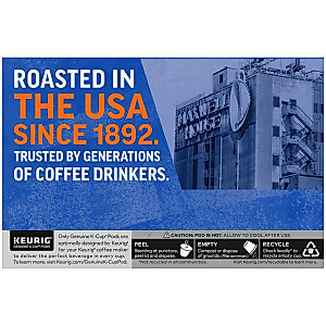 Maxwell House Master Blend Coffee, Light Roast K-Cup Packs, 12 count Box (Pack of 6)