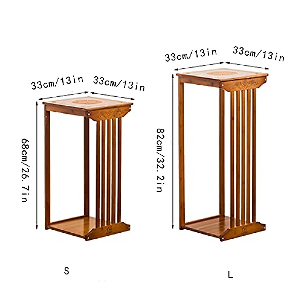 Bonsai Base Stand Plant Display Stand Indoor Tall Plant Stand Table for Corner Plant Holder Display Rack Display Stand Base (Size : Small)