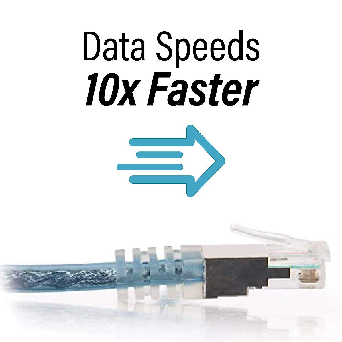 C2G RJ11 Modem Cable For DSL Internet - Connects Phone Jack To Broadband DSL Modems For High Speed Data Transfer - 7ft Long Ethernet Network Cable With Double-Shielding To Reduce Interference - 28721