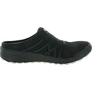 BZees Womens Golden Mule Clog Black Camo Jacquard 11 M