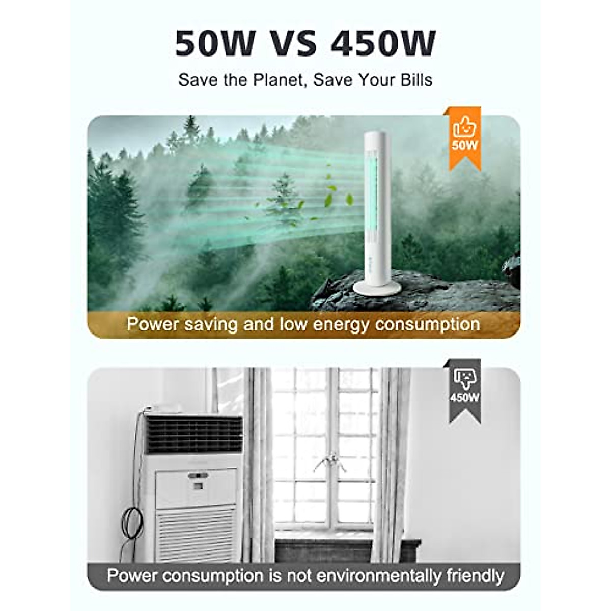 3-In-1 Evaporative Air Cooler, 1S Cooling Fan w/Remote Control & 65dB, Portable Room Cooler w/Cooling Mode, 60° Oscillation Evaporative Cooler, Air Conditioner Portable for Room Office, 4 Ice Packs