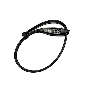 18” Zip Combination Keyless Cable Lock Lightweight Bike/Scooter/Luggage Lock Item Bike Lock (1)