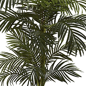 Nearly Natural 5ft. Golden Cane Palm Artificial Tree, Green
