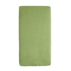 Baby Bassinet Sheet for Boy Girl Unisex Cradle Sheets for Bassinet Pad/Mattress Fitted Oval Bassinet Mattress Bassinet Pads (Sage)
