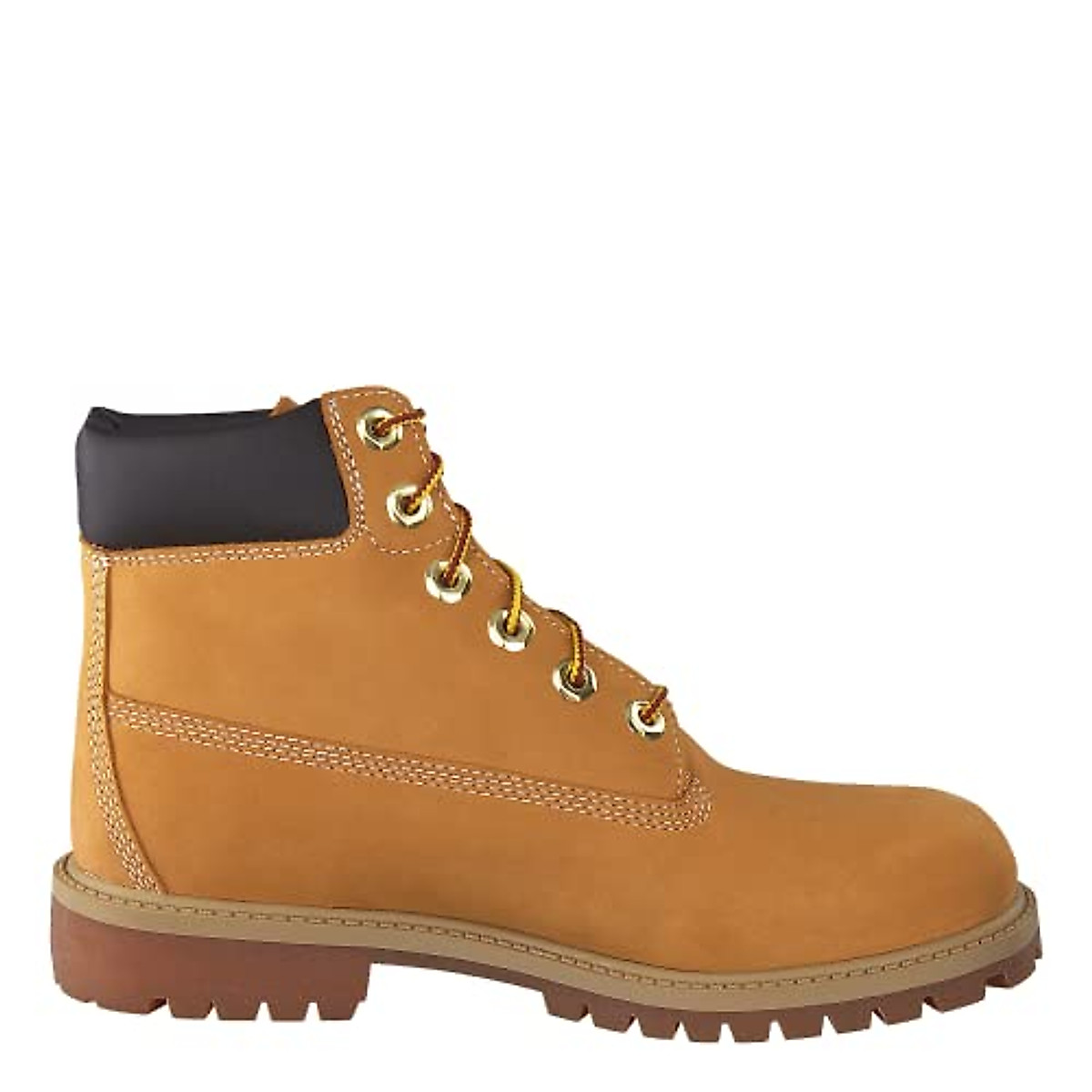 Timberland Kids' 6" Premium Waterproof-K, Wheat Nubuck, 2 M US Little Kid