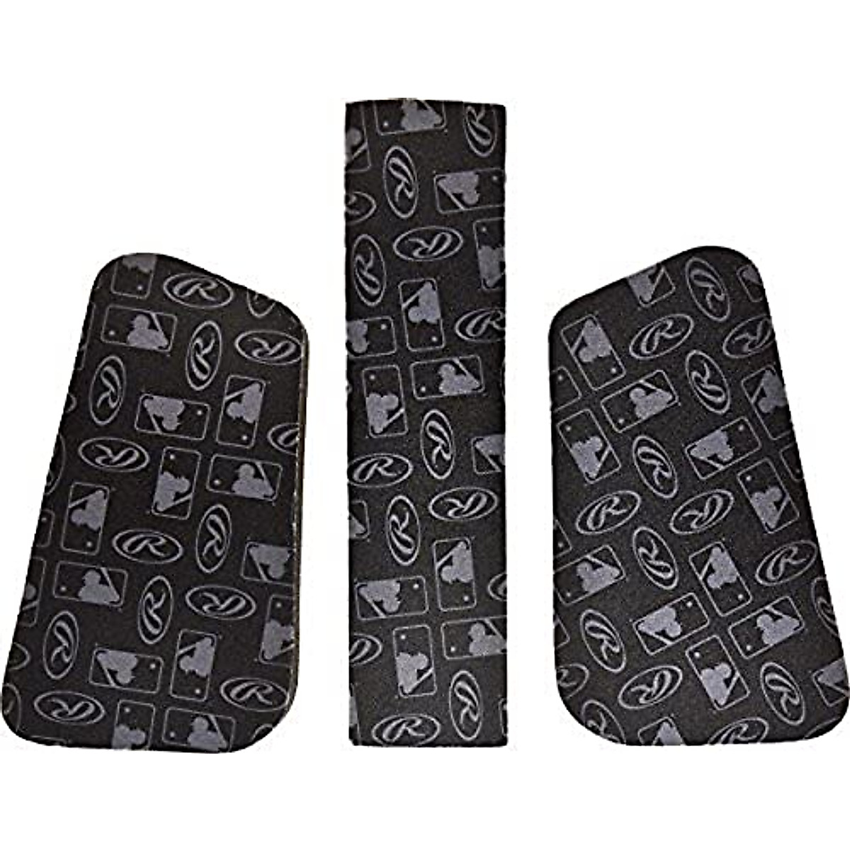 Rawlings | VELO Batting Helmet Fit Kit | Baseball/Softball | Includes 2 Side Pads and 1 Back Pad, black