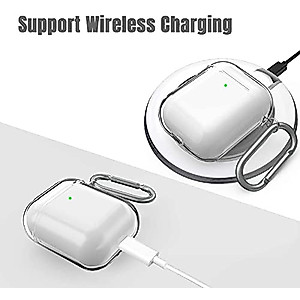 customgift Custom Clear Airpods 3 TPU Cover DIY Picture,Photo Gift Shock Absorption Soft for Airpod Pro Case 1 & 2 ,with Keychain Black,White,Fluorescent Green clear,black,white,fluorescent