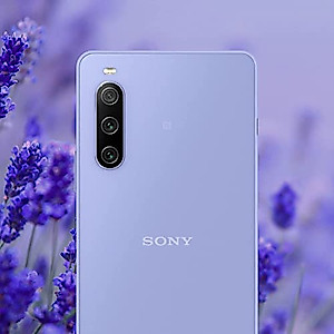 Sony Xperia 10 IV XQ-CC72 5G Dual SIM 128GB 6GB RAM Factory Unlocked (GSM Only | No CDMA - not Compatible with Verizon/Sprint) – Lavender