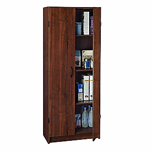 ClosetMaid 1308 Freestanding Organization Pantry Cabinet, Dark Cherry (2 Pack)