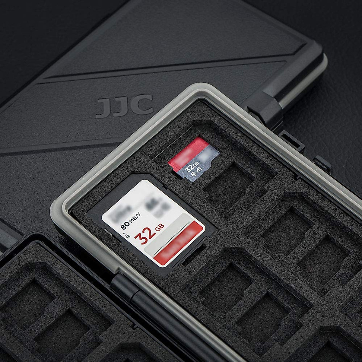36 Slots Memory Card Case Holder Water-Resistant Keeper Wallet for 12 SD SDHC SDXC + 24 TF MSD MicroSD MicroSDHC MicroSDXC Memory Cards Storage Organizer
