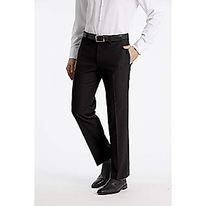 Calvin Klein Men Modern Fit Dress Pant, Black, 34W x 32L
