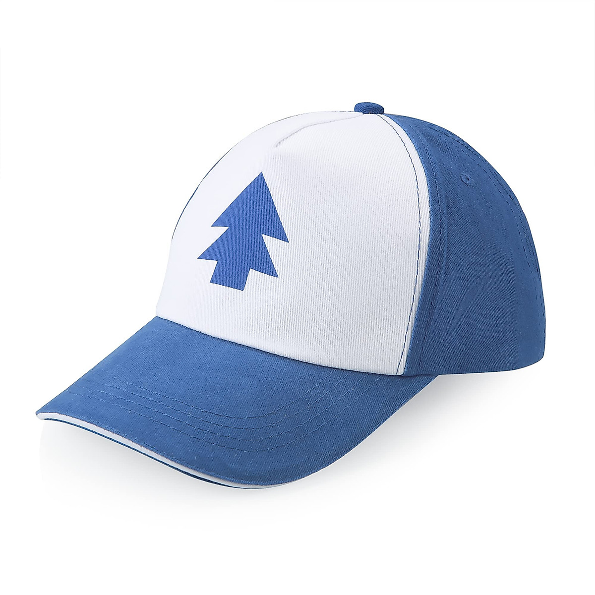 EIKOU Gravity Falls Hat Adjustable Dipper's Hat Blue Dipper Hat Baseball Cap(Come with The Necklace)