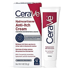 CeraVe Hydrocortisone Anti-Itch Cream - 1 oz, Pack of 3