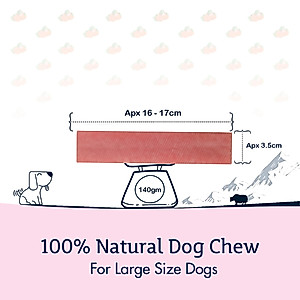 Himalayan Dog Chews Long Lasting - Strawberry Yak Cheese Dental Chews for Dogs | Promotes Healthy Teeth & Bones | Healthy Dog Treats for Large Dogs (14.81oz, Pack of 3) Pawfect