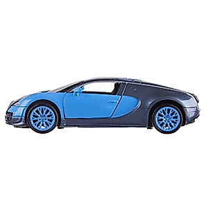 ZHMY 1:32 Bugatti Veyron Alloy Diecast car Model Collection Light&Sound Blue